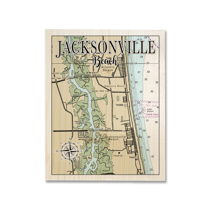 Jacksonville Beach Map