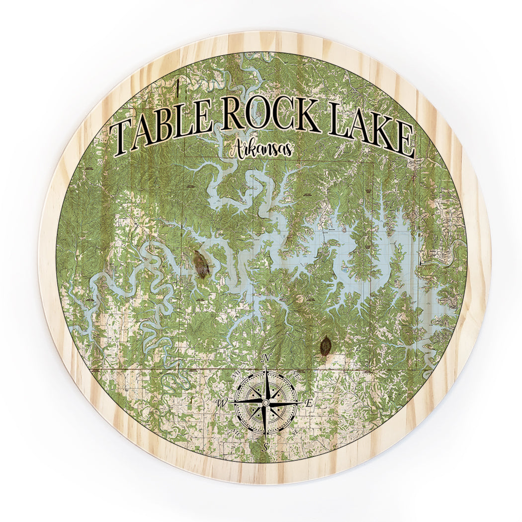 18" Table Rock Lake Round Circle – MapMom