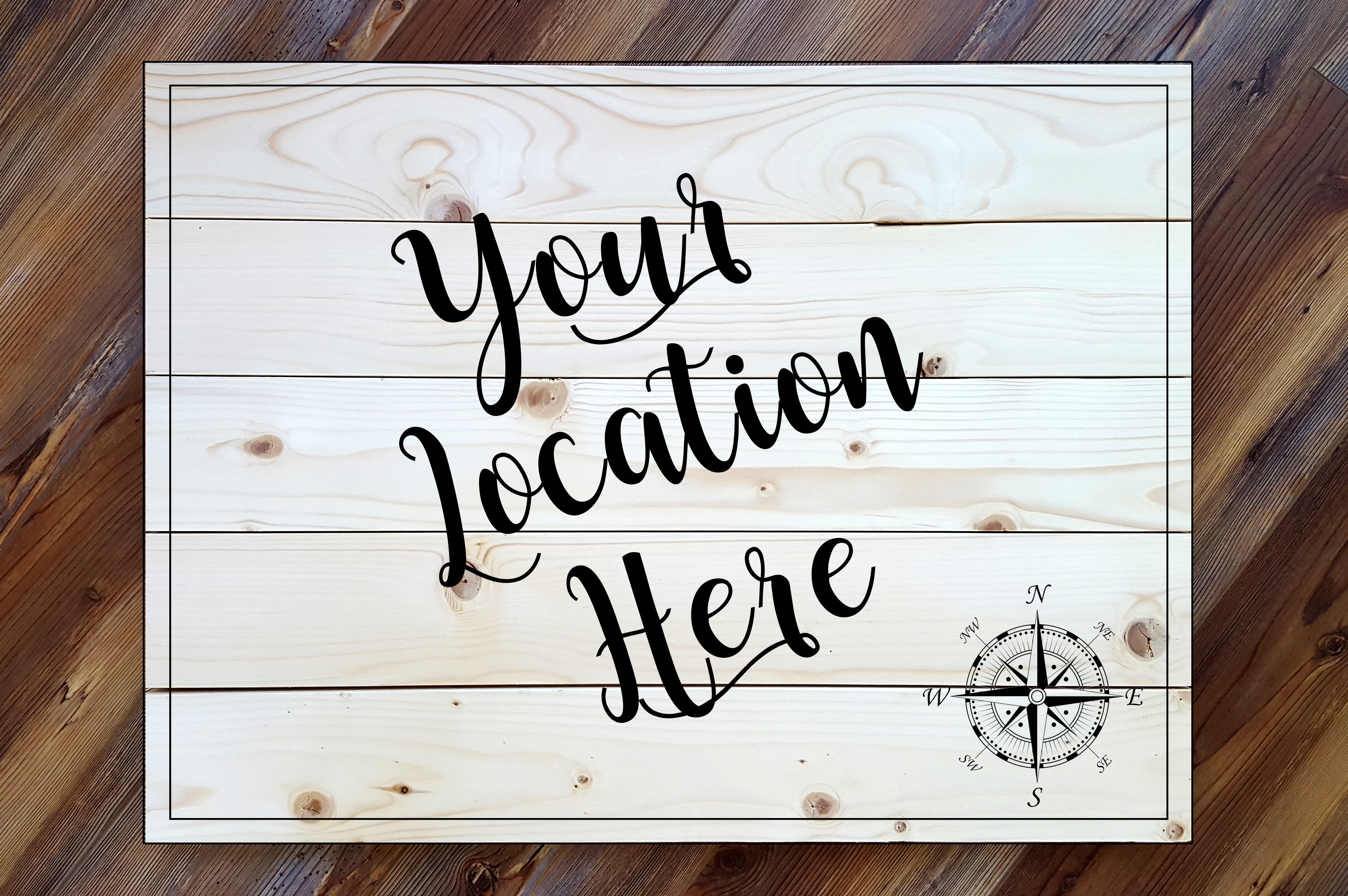 Custom Designed Pallet MAP – MapMom