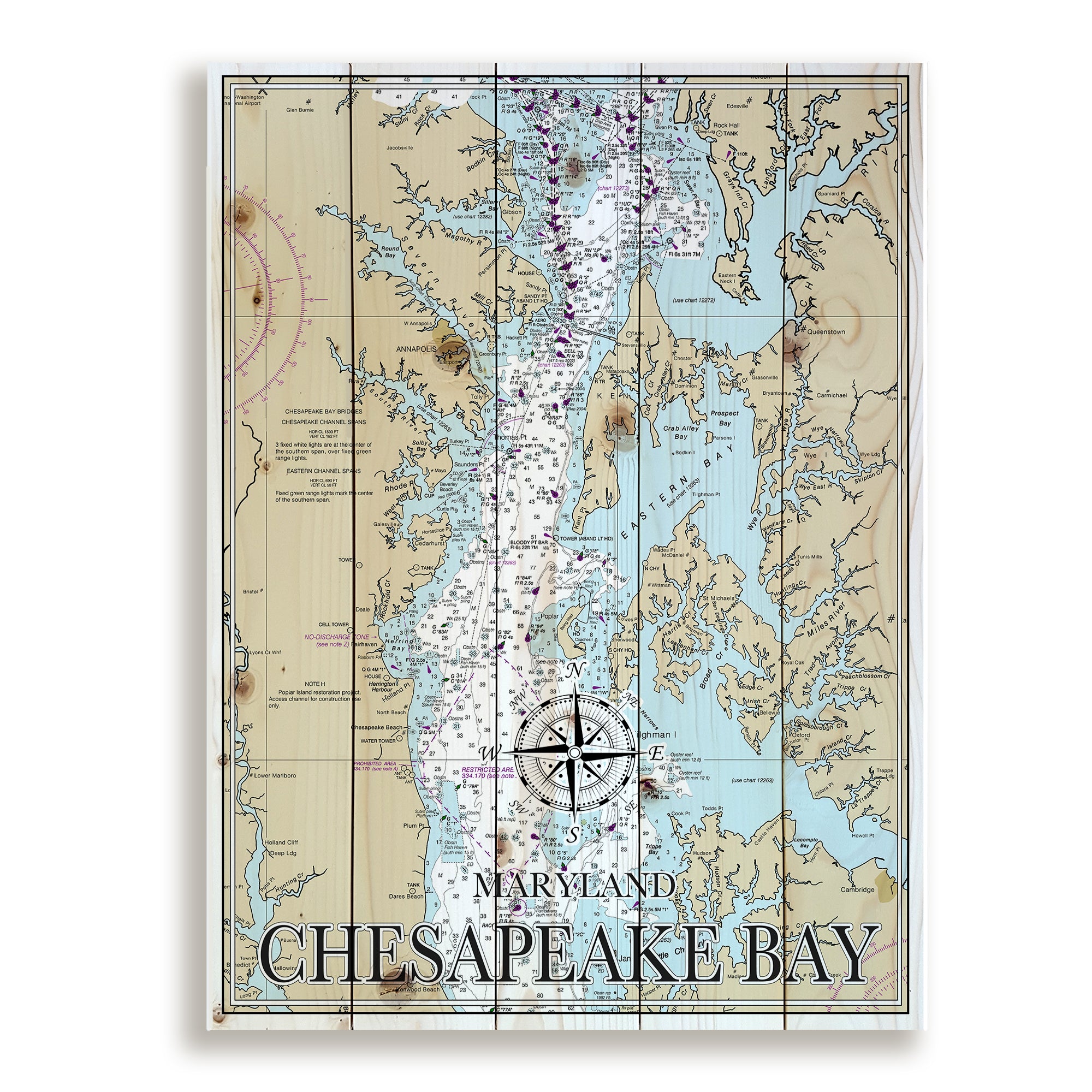 Map Of Chesapeake Bay Maryland A Chart Of The Sea Coast Of New