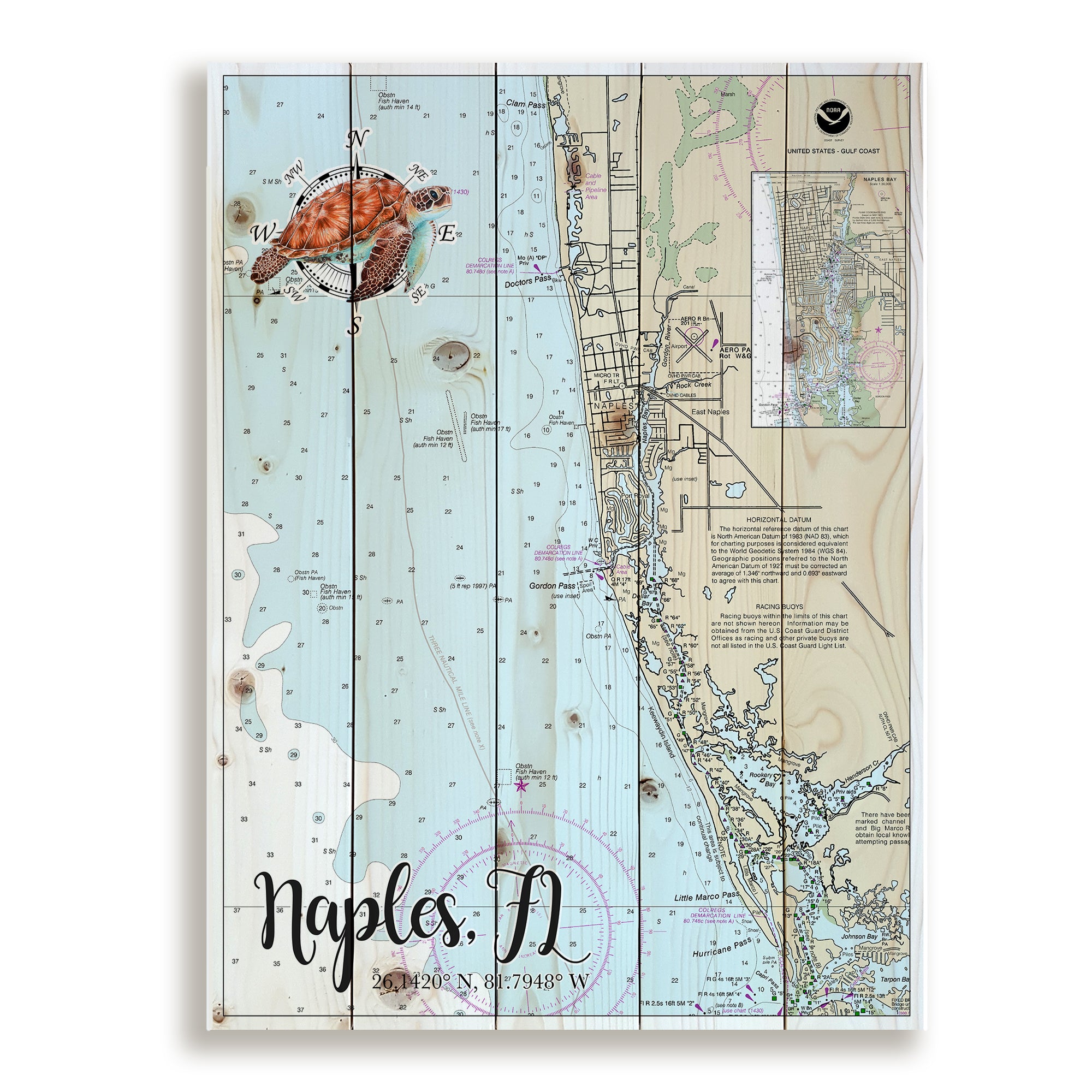 Naples Bay Florida Map