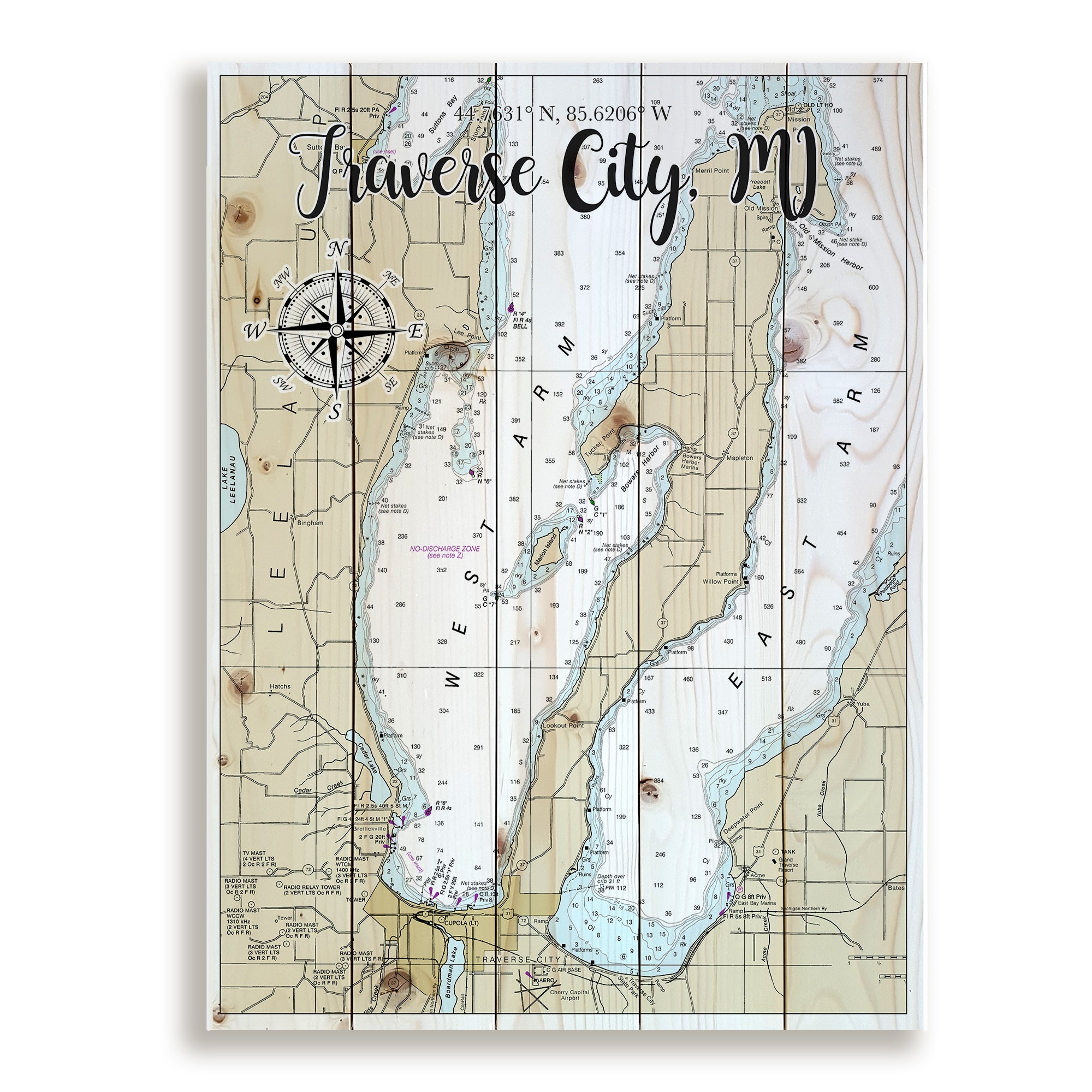 City Of Traverse City Maps Direct (non Stop) Flights From New York To