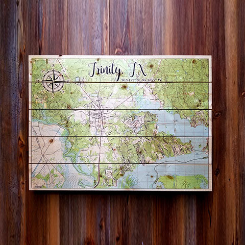 Trinity, TX Pallet Map – MapMom