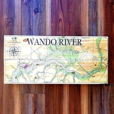 Wando River, SC Pallet Map – MapMom