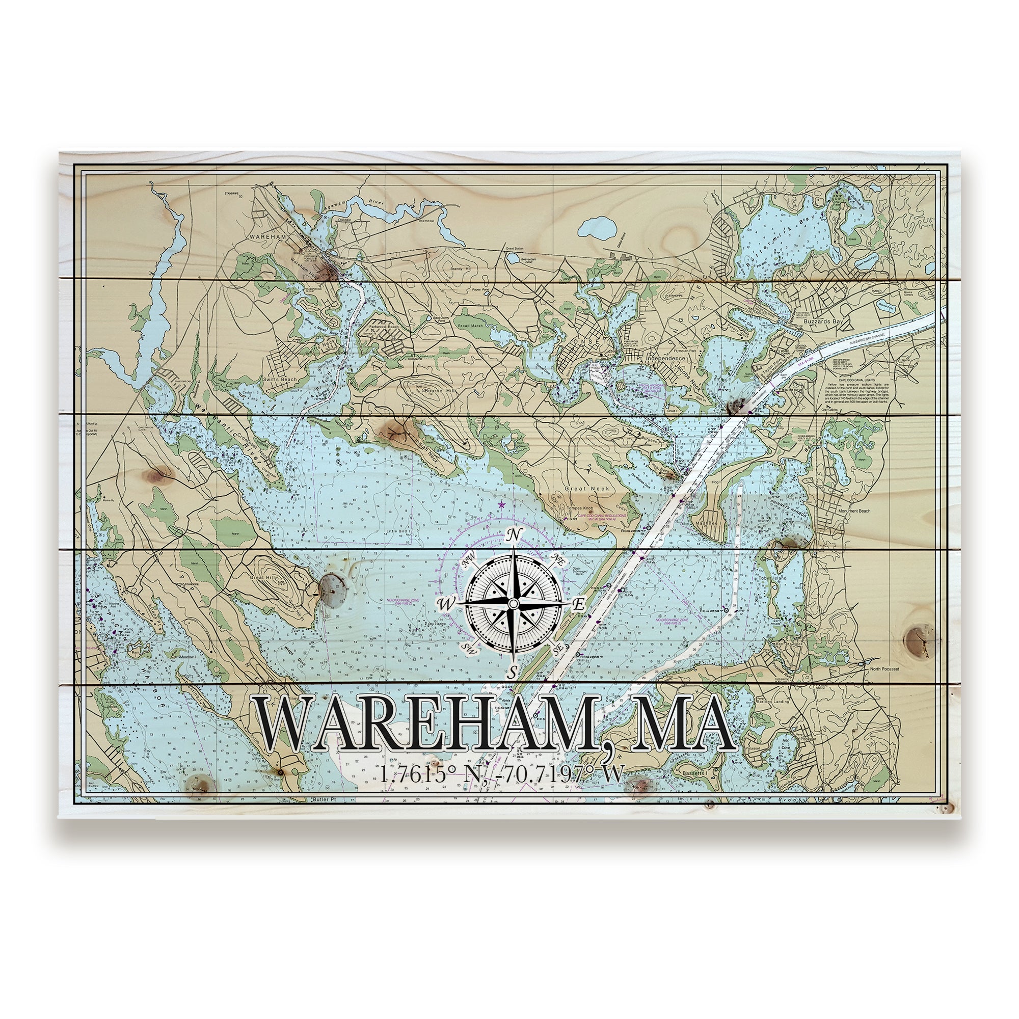 Wareham, MA Pallet Map – MapMom