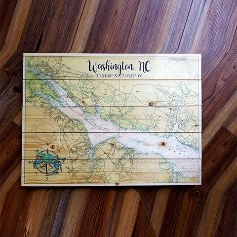 Washington, NC Pallet Map – MapMom